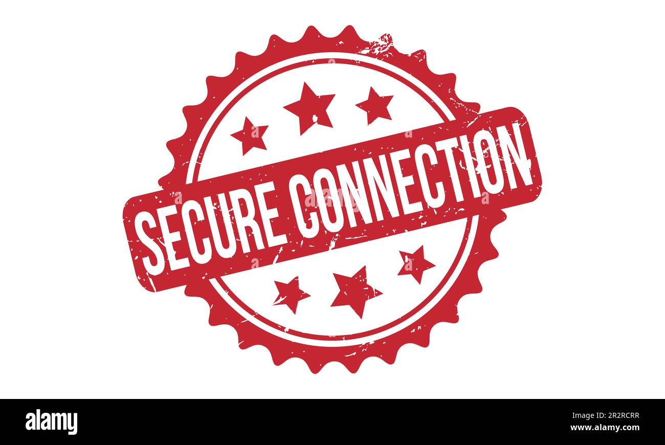 Secure Connection Rubber Stamp Seal Vector Stock Vector Image & Art - Alamy