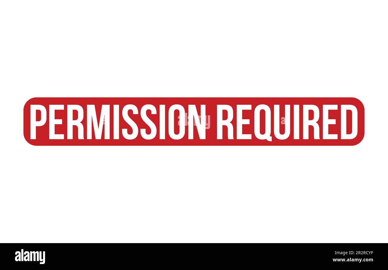 Permission required seal hi-res stock photography and images - Alamy