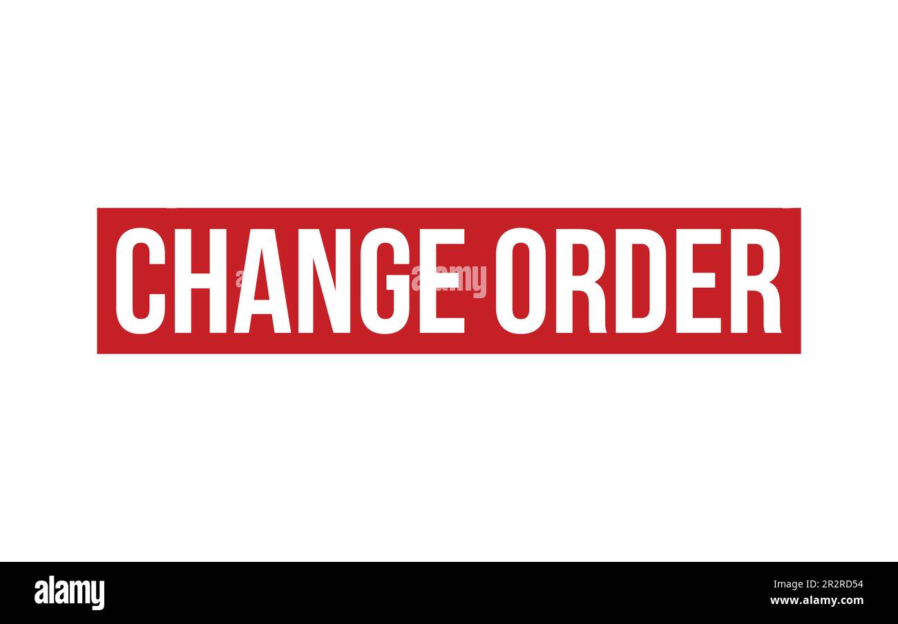 Change order seal hi-res stock photography and images - Alamy