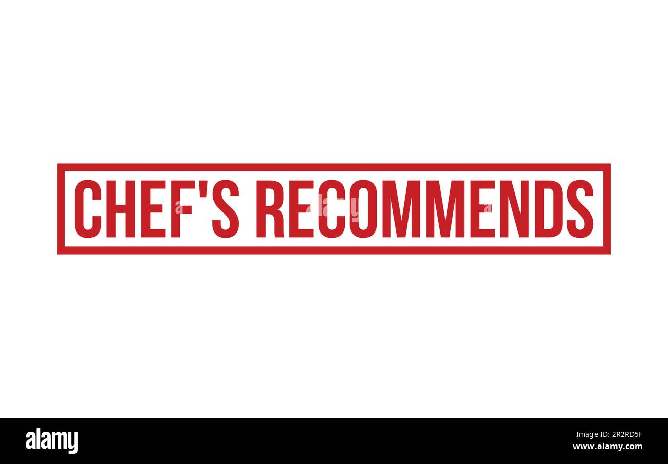 Chefs recommends seal hi-res stock photography and images - Alamy