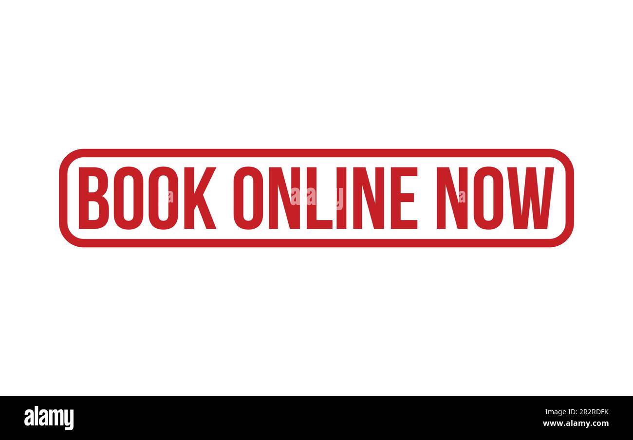 Book now stamp sign seal hi-res stock photography and images - Alamy