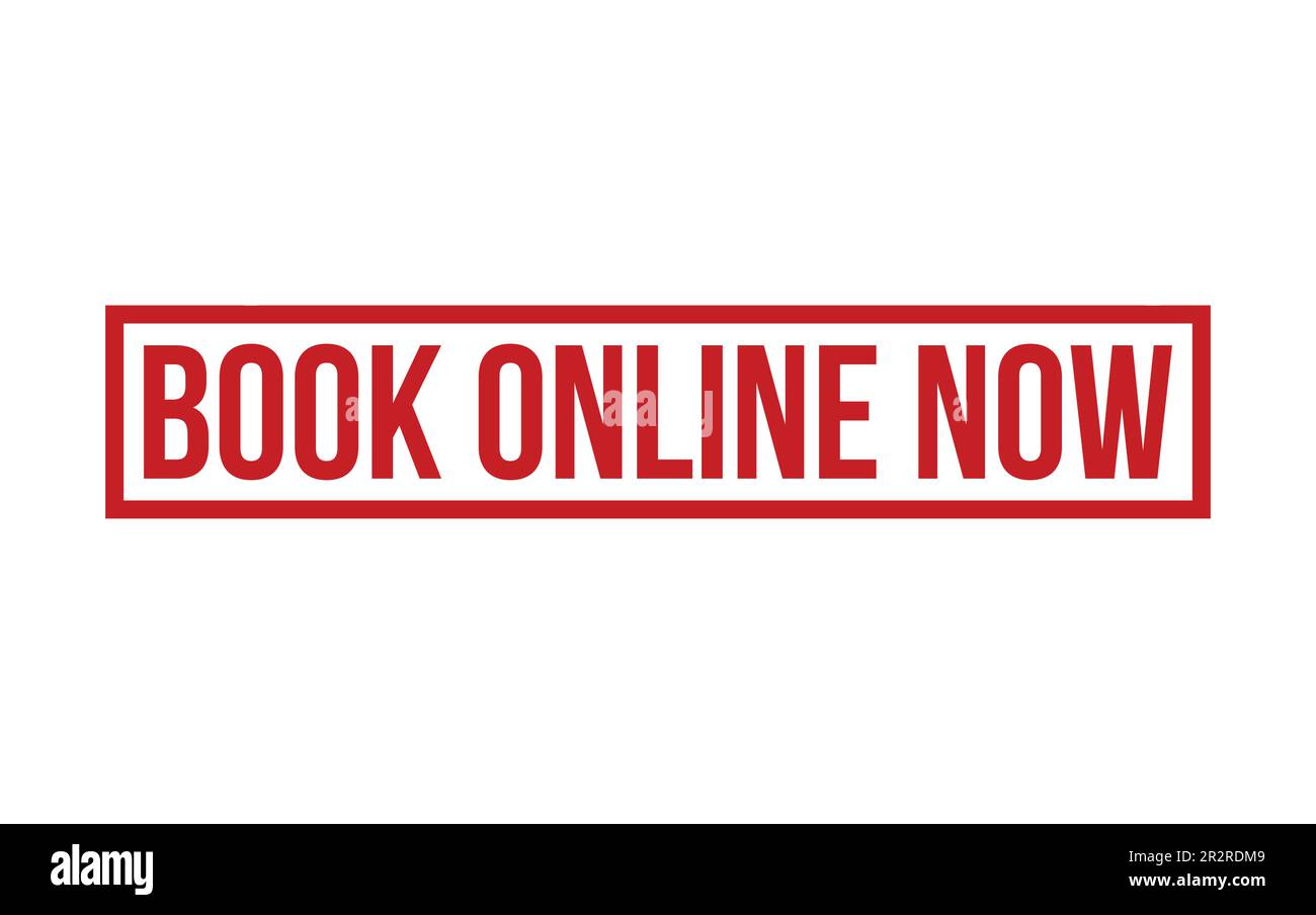 Book now stamp sign seal hi-res stock photography and images - Alamy