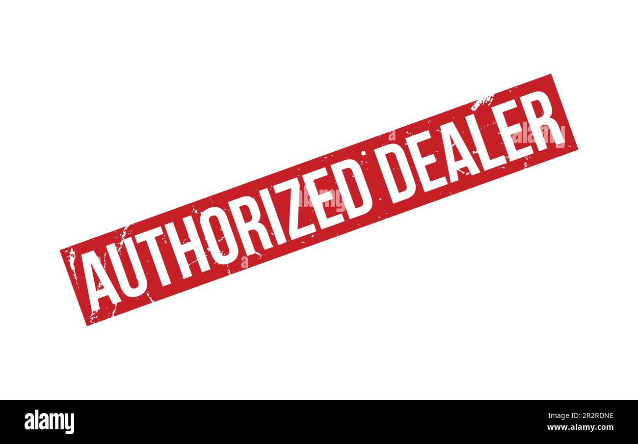 Authorized dealer Rubber Stamp Seal Vector Stock Vector Image & Art - Alamy