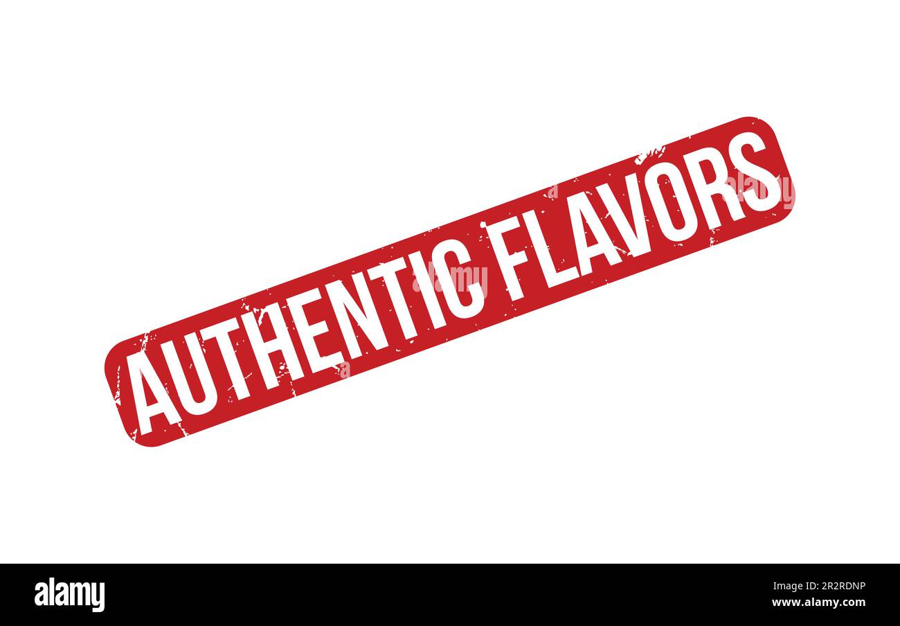 Authentic Flavors Rubber Stamp Seal Vector Stock Vector Image & Art - Alamy
