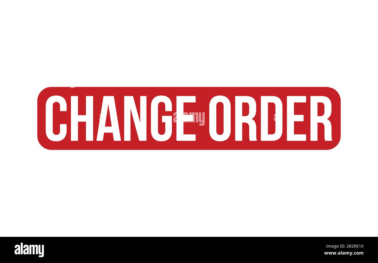 Change order seal hi-res stock photography and images - Alamy