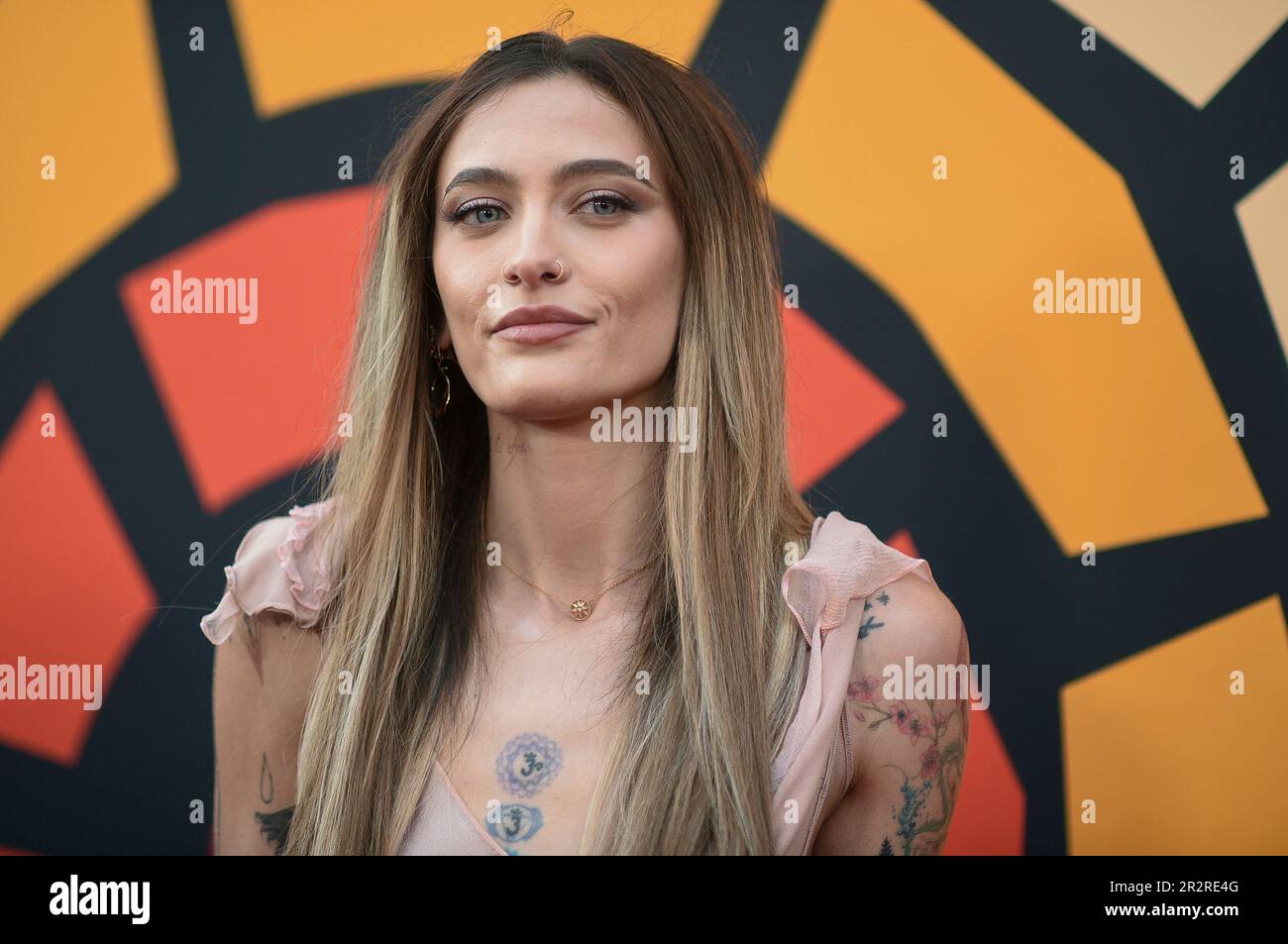 Paris Jackson arrives at the Africa Outreach Project Block Party on ...