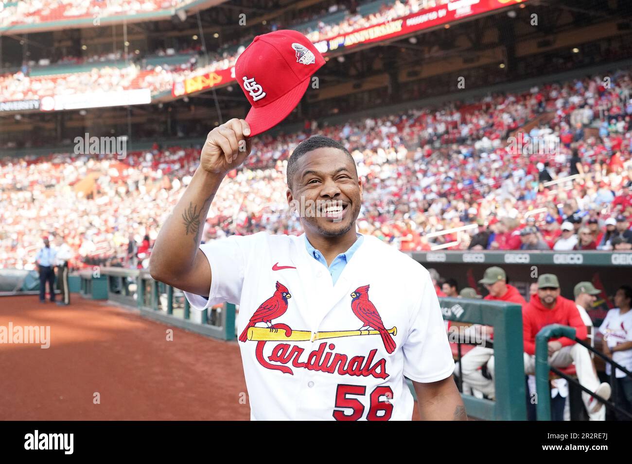 St. Louis, United States. 20th May, 2023. Former St. Louis Cardinals ...