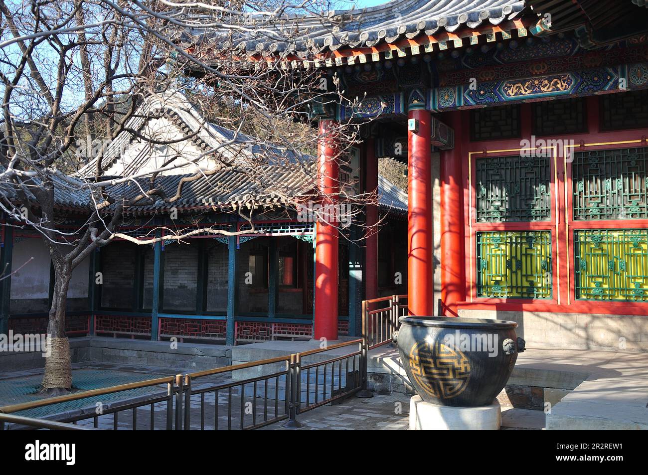 Water Pot in the Summer Palace Stock Photo - Alamy