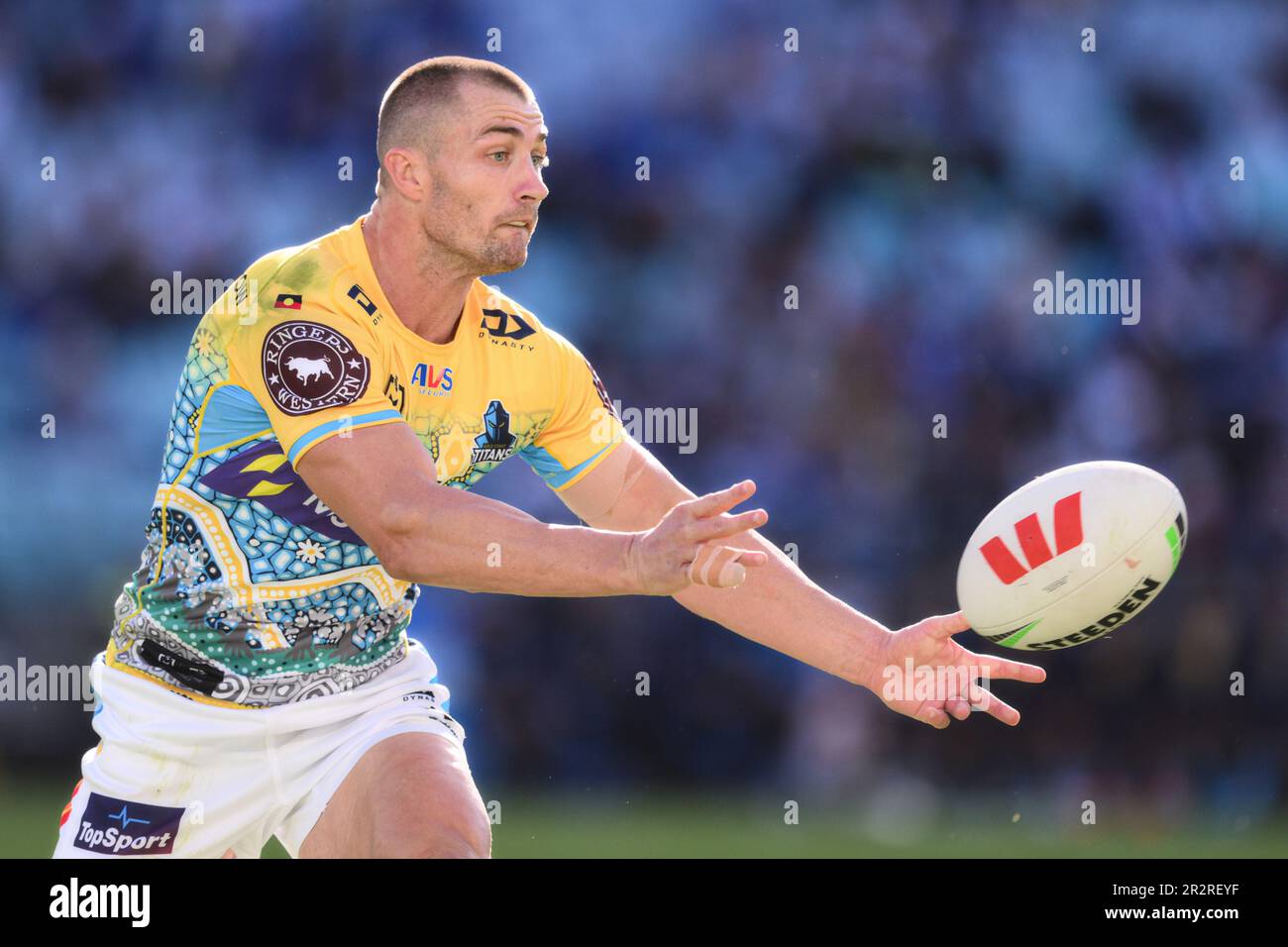 Kieran Foran of the Titans during the NRL Round 12 match between the ...