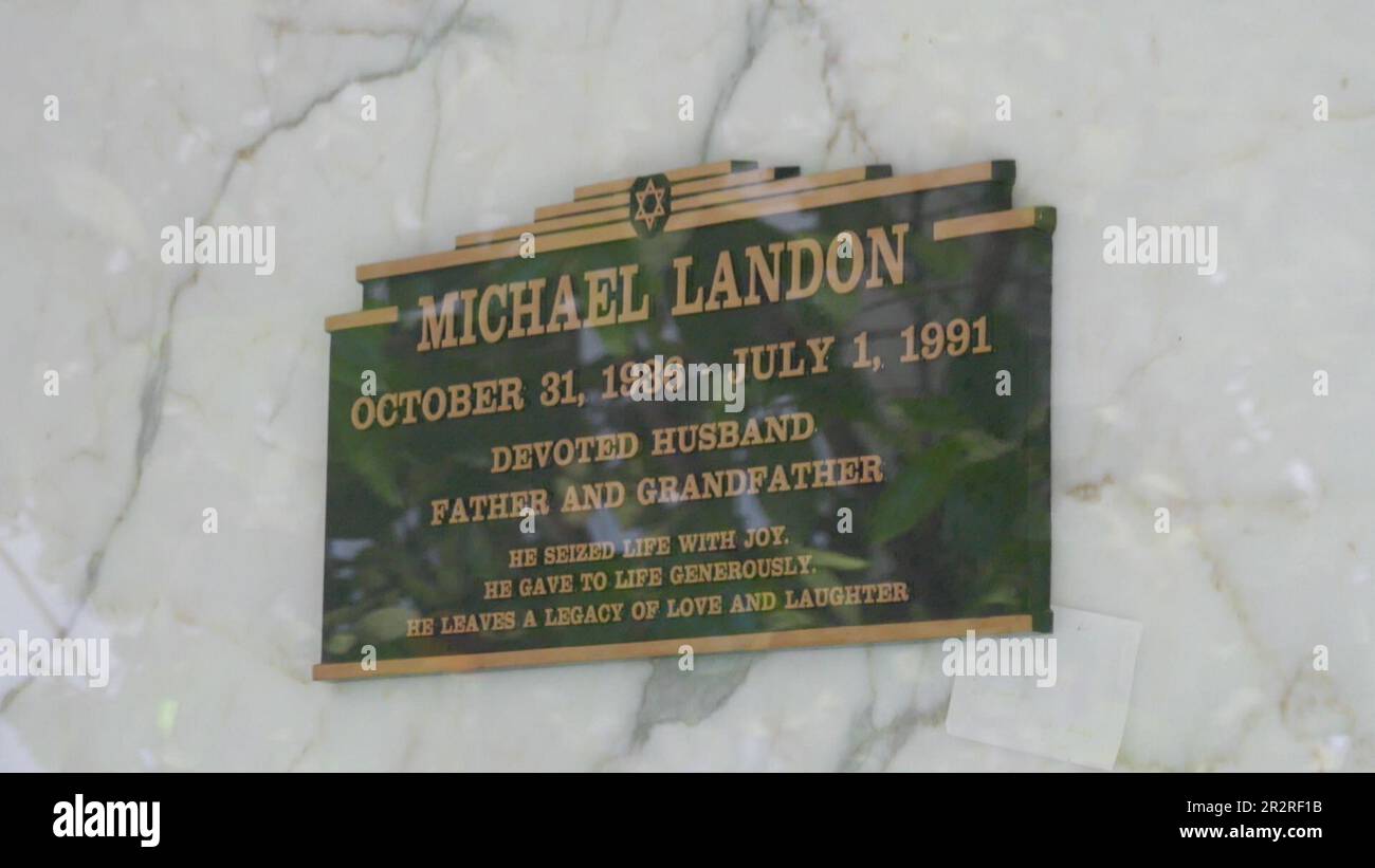 Los Angeles, California, USA 18th May 2023 Actor Michael Landon Grave ...