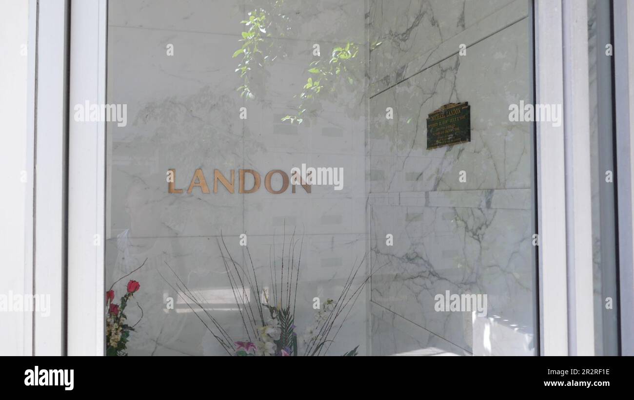 Los Angeles, California, USA 18th May 2023 Actor Michael Landon Grave ...