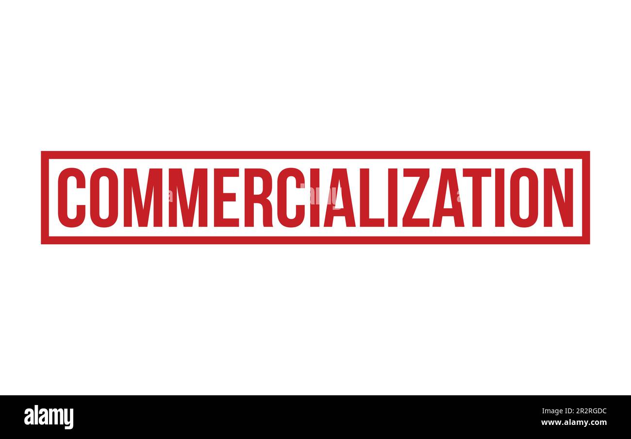 Commercialization rubber grunge stamp seal vector Stock Vector Image ...
