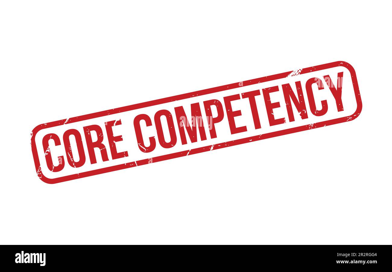 Red Core Competency Rubber Stamp Seal Vector Stock Vector Image & Art ...