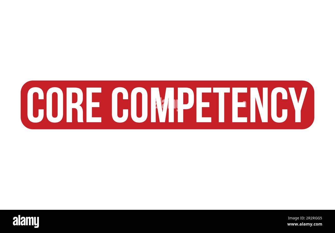 Red Core Competency Rubber Stamp Seal Vector Stock Vector Image & Art ...