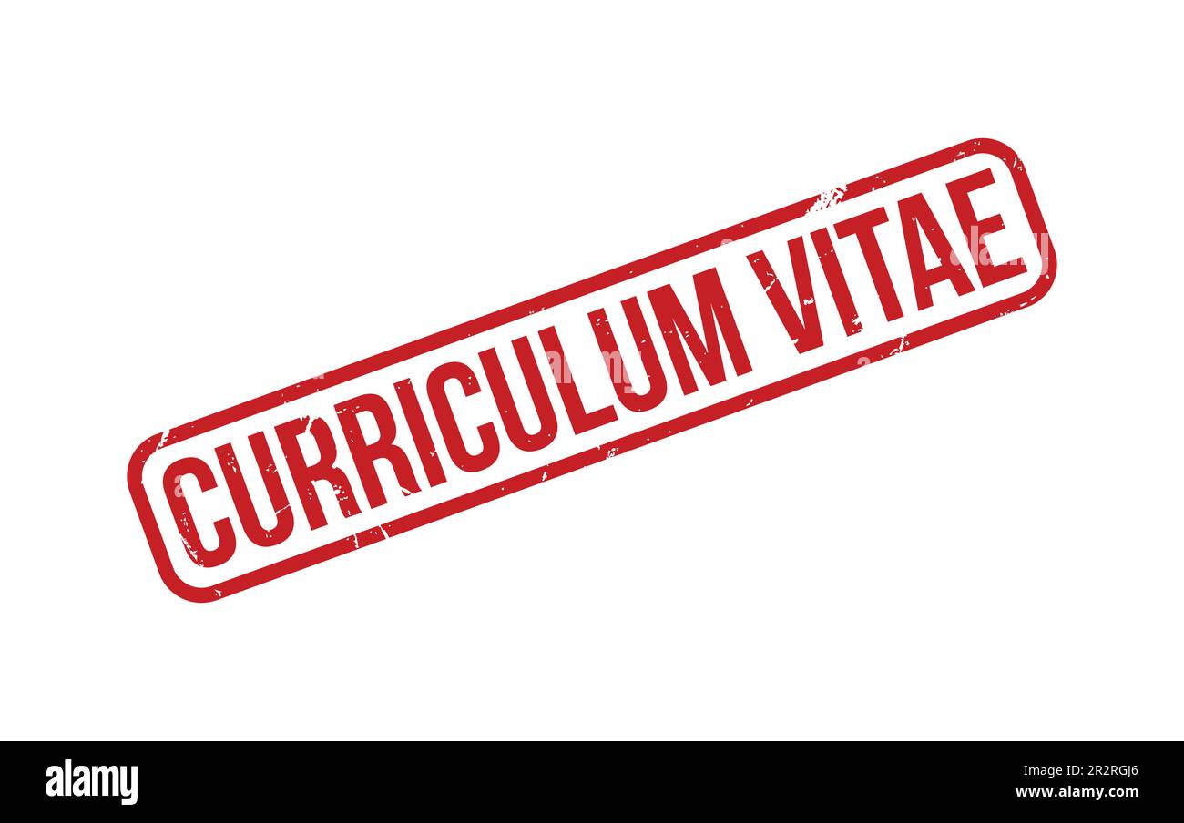 Curriculum Vitae Rubber Stamp Seal Vector Stock Vector Image & Art - Alamy