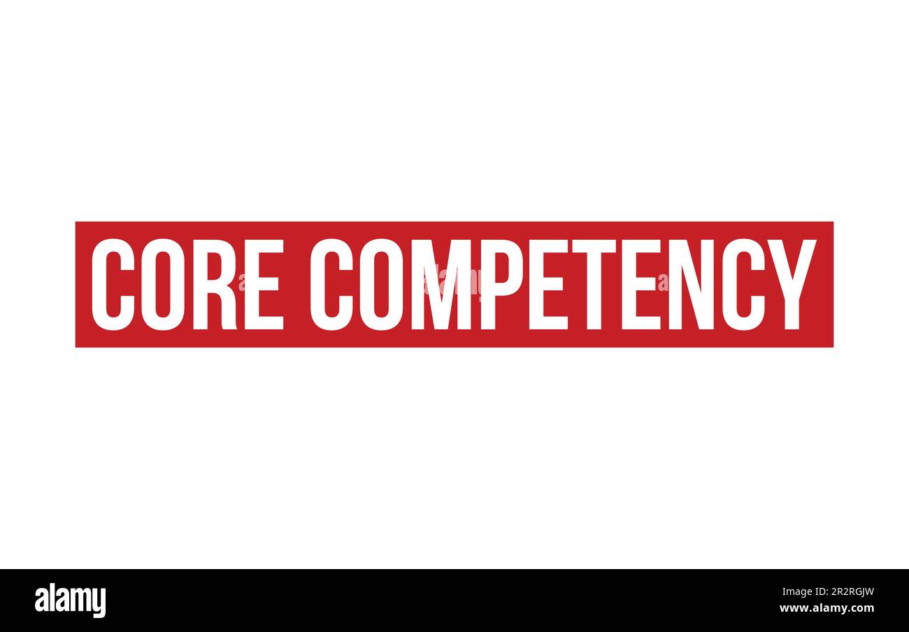 Red Core Competency Rubber Stamp Seal Vector Stock Vector Image & Art ...