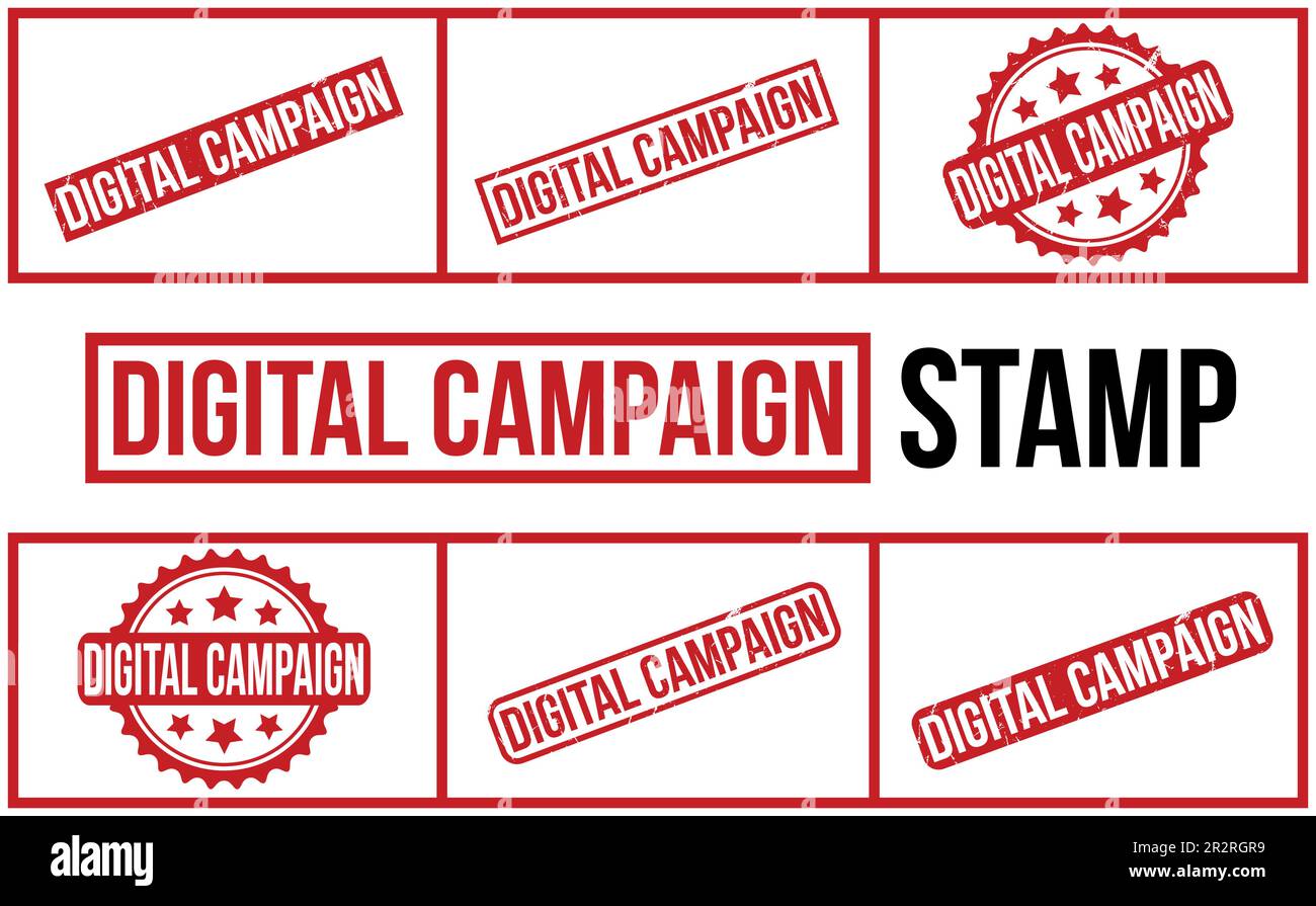 Digital campaign stamp hi-res stock photography and images - Alamy
