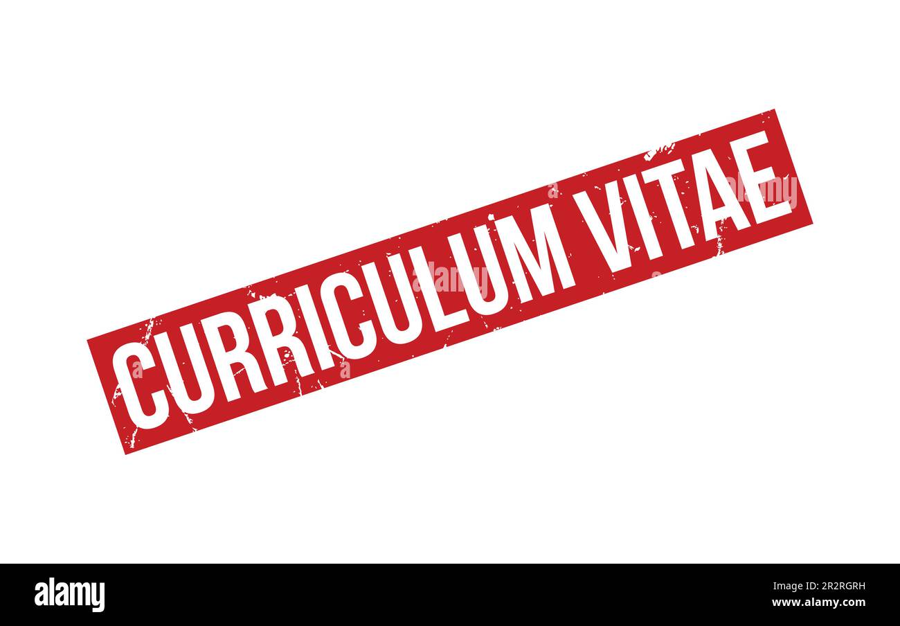 Curriculum Vitae Rubber Stamp Seal Vector Stock Vector Image & Art - Alamy