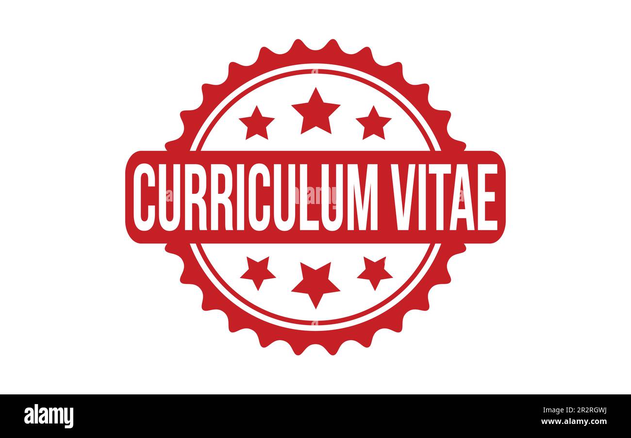 Curriculum Vitae Rubber Stamp Seal Vector Stock Vector Image & Art - Alamy