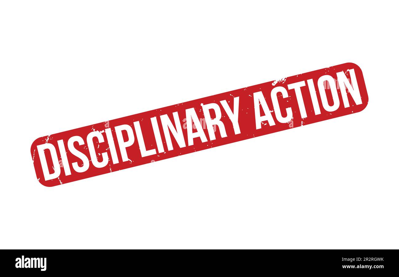Disciplinary Action rubber grunge stamp seal vector Stock Vector Image ...