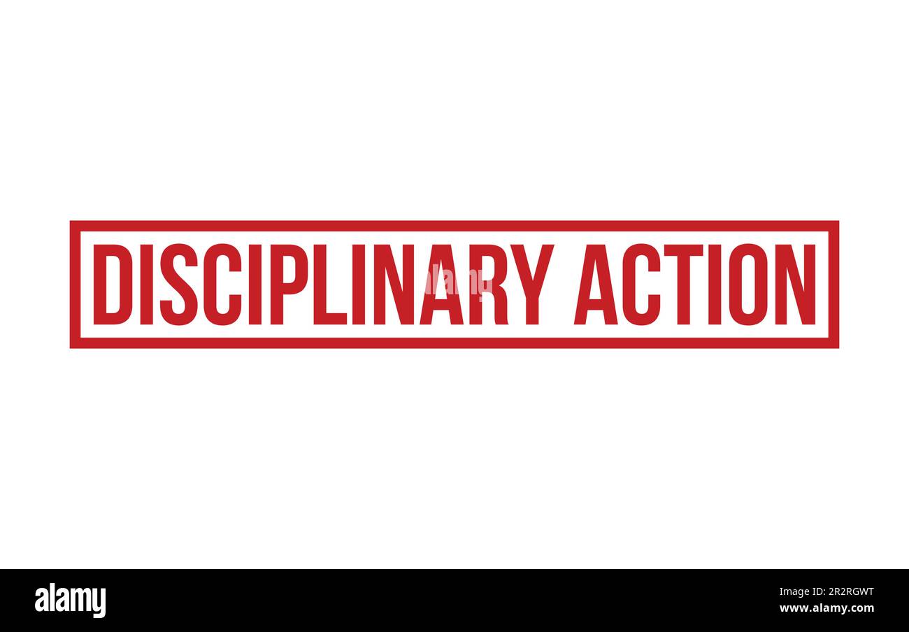 Disciplinary Action Rubber Stamp Seal Vector Stock Vector Image & Art ...