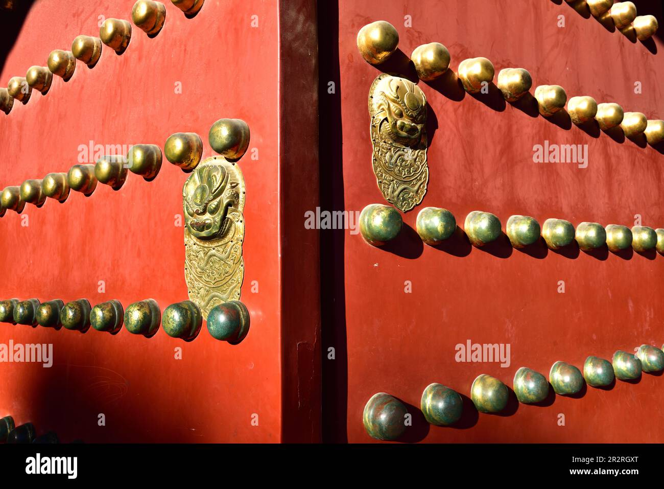 Iconic Chinese Red Gate Stock Photo - Alamy
