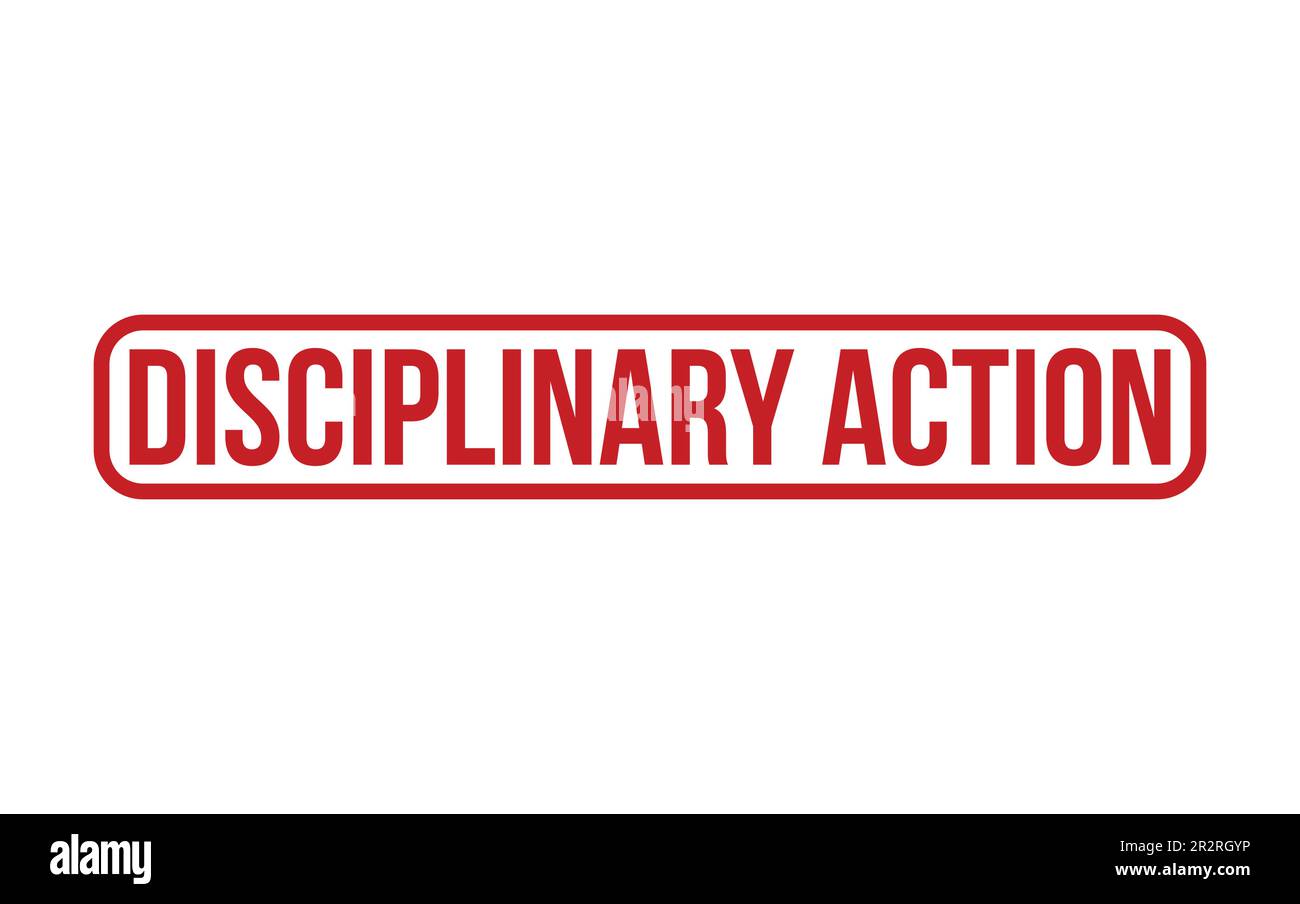 Disciplinary Action Rubber Stamp Seal Vector Stock Vector Image & Art ...