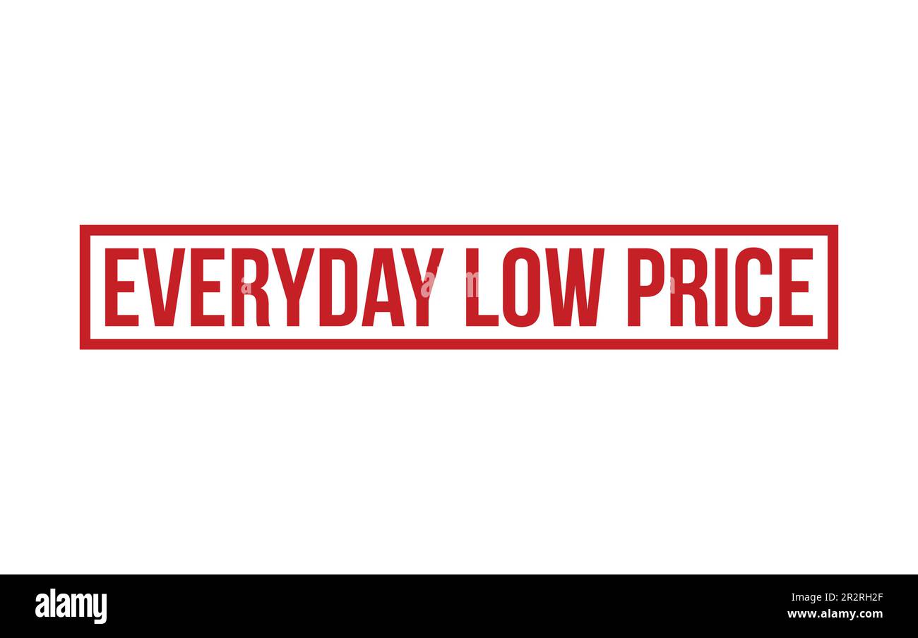 Everyday low price sign hi-res stock photography and images - Alamy