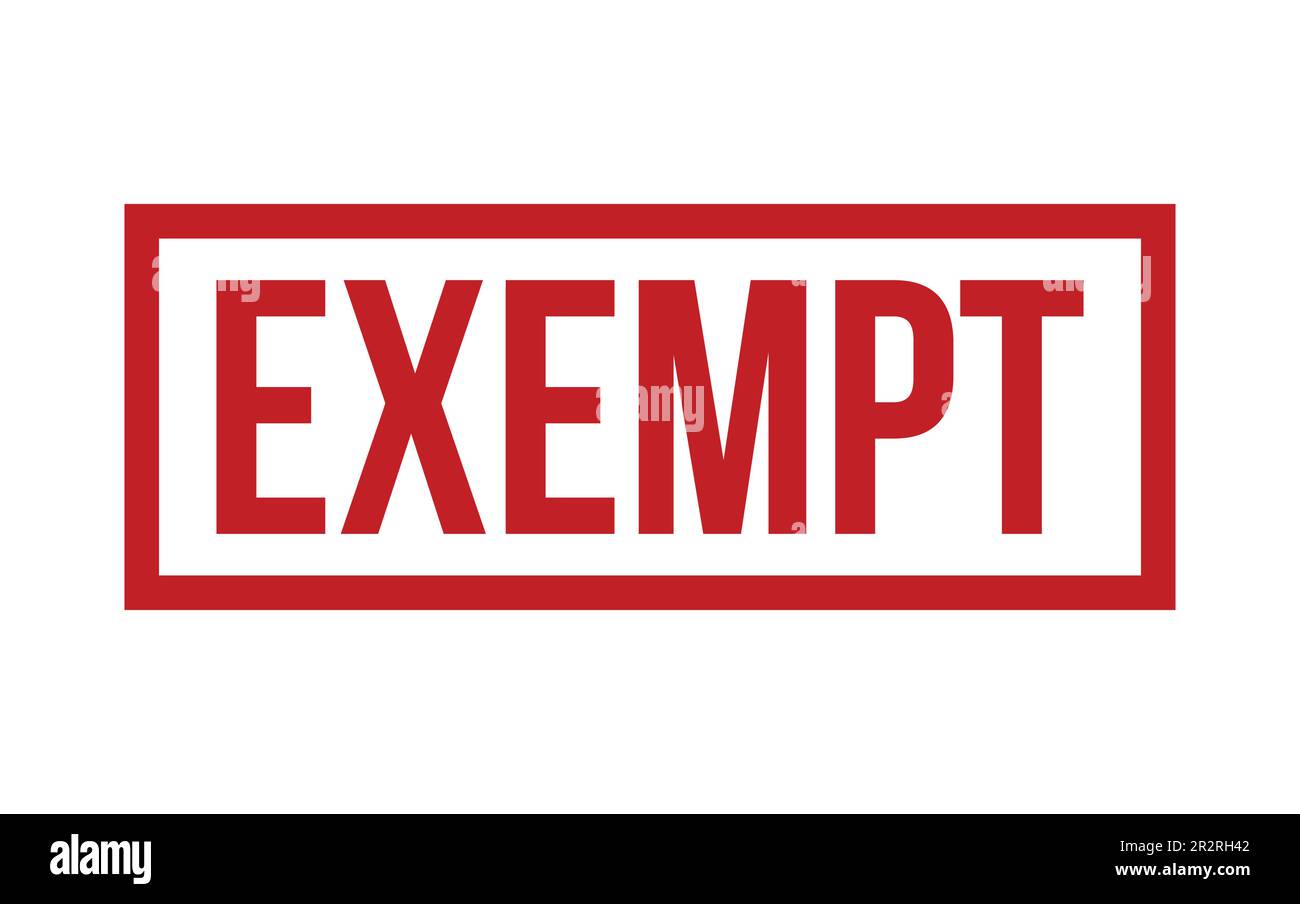 Exempt stamp Stock Vector Images - Alamy
