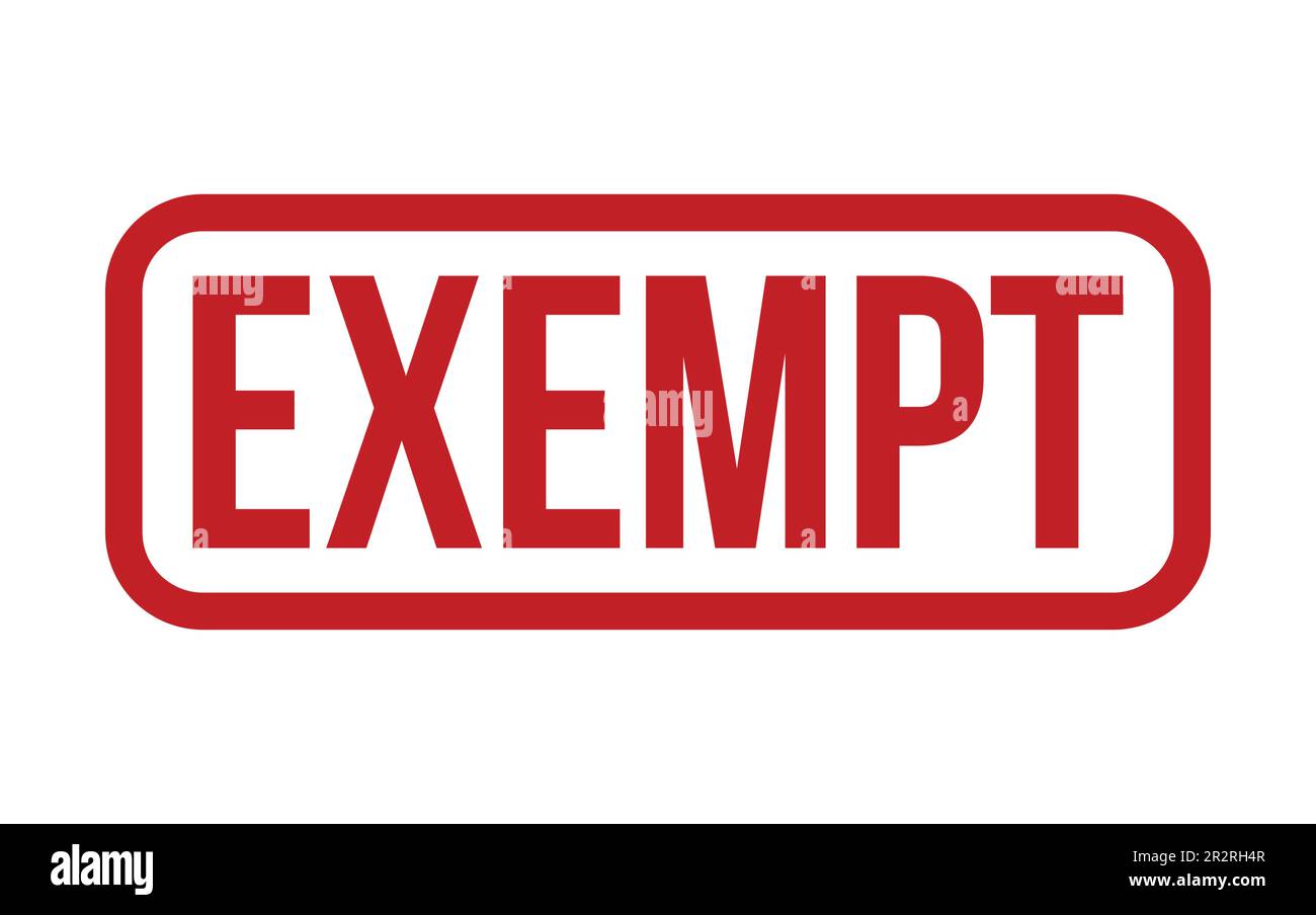 Exempt stamp Stock Vector Images - Alamy