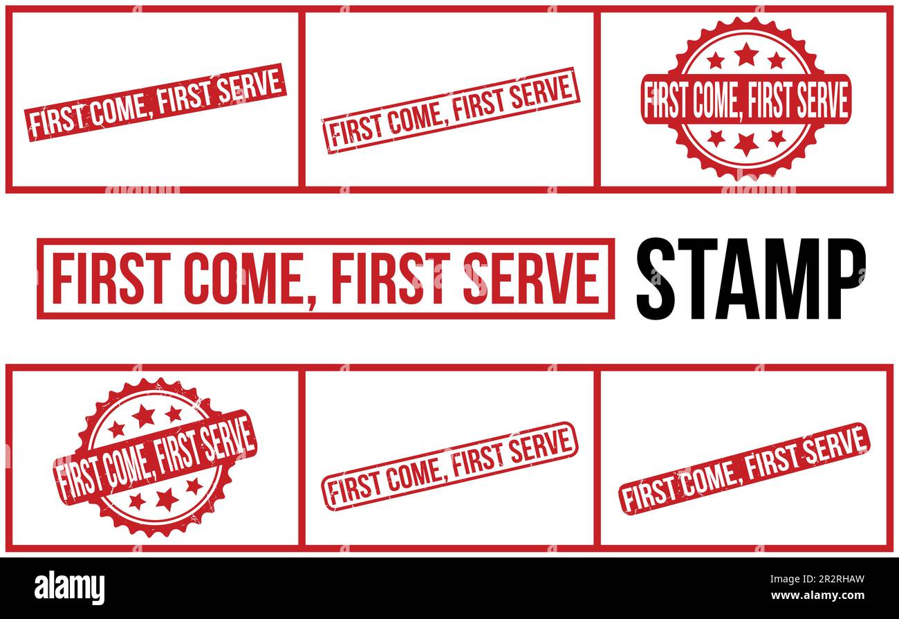 First serve seal hi-res stock photography and images - Alamy