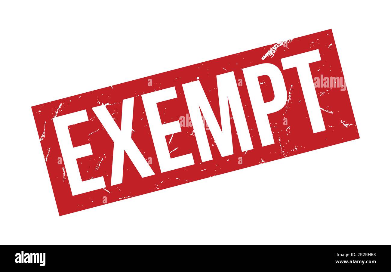 Exempt stamp Stock Vector Images - Alamy