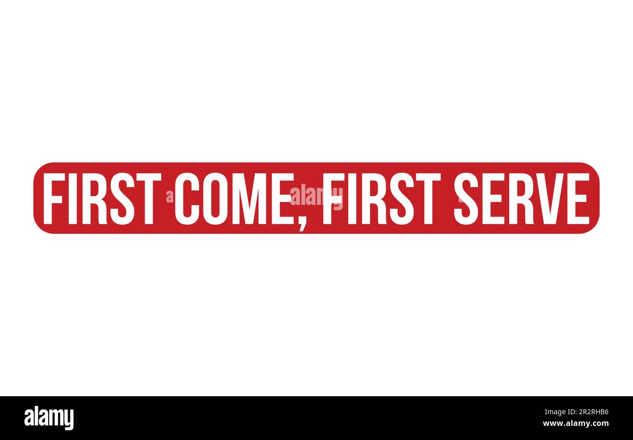 First serve stamp Stock Vector Images - Alamy