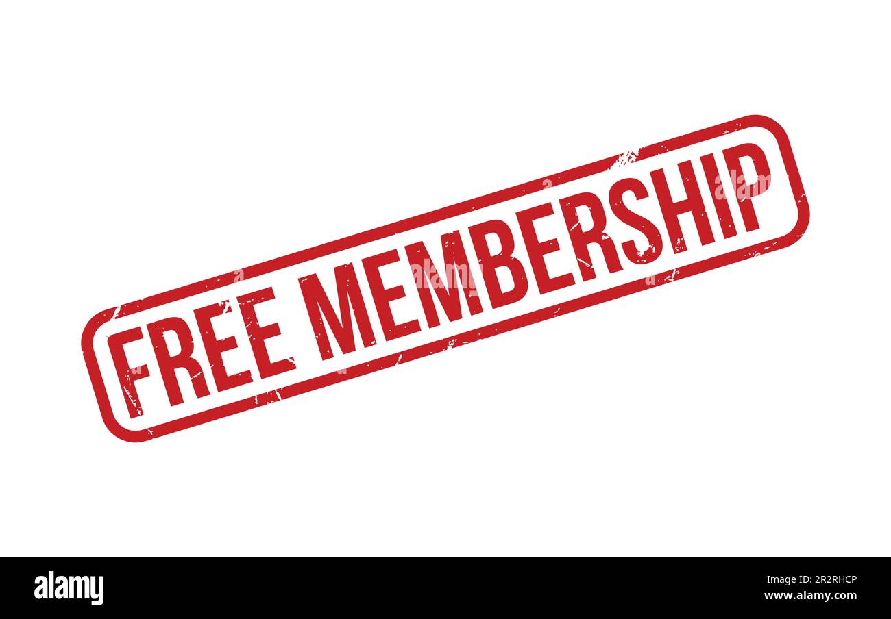 Free Membership Rubber Stamp Seal Vector Stock Vector Image & Art - Alamy