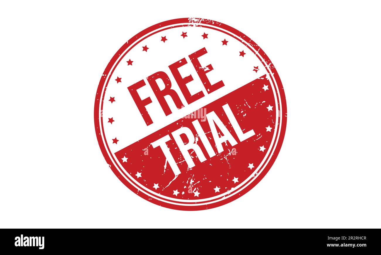 Free Trial Rubber Stamp Seal Vector Stock Vector Image & Art - Alamy