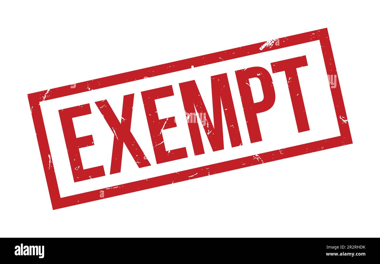 Exempt stamp Stock Vector Images - Alamy