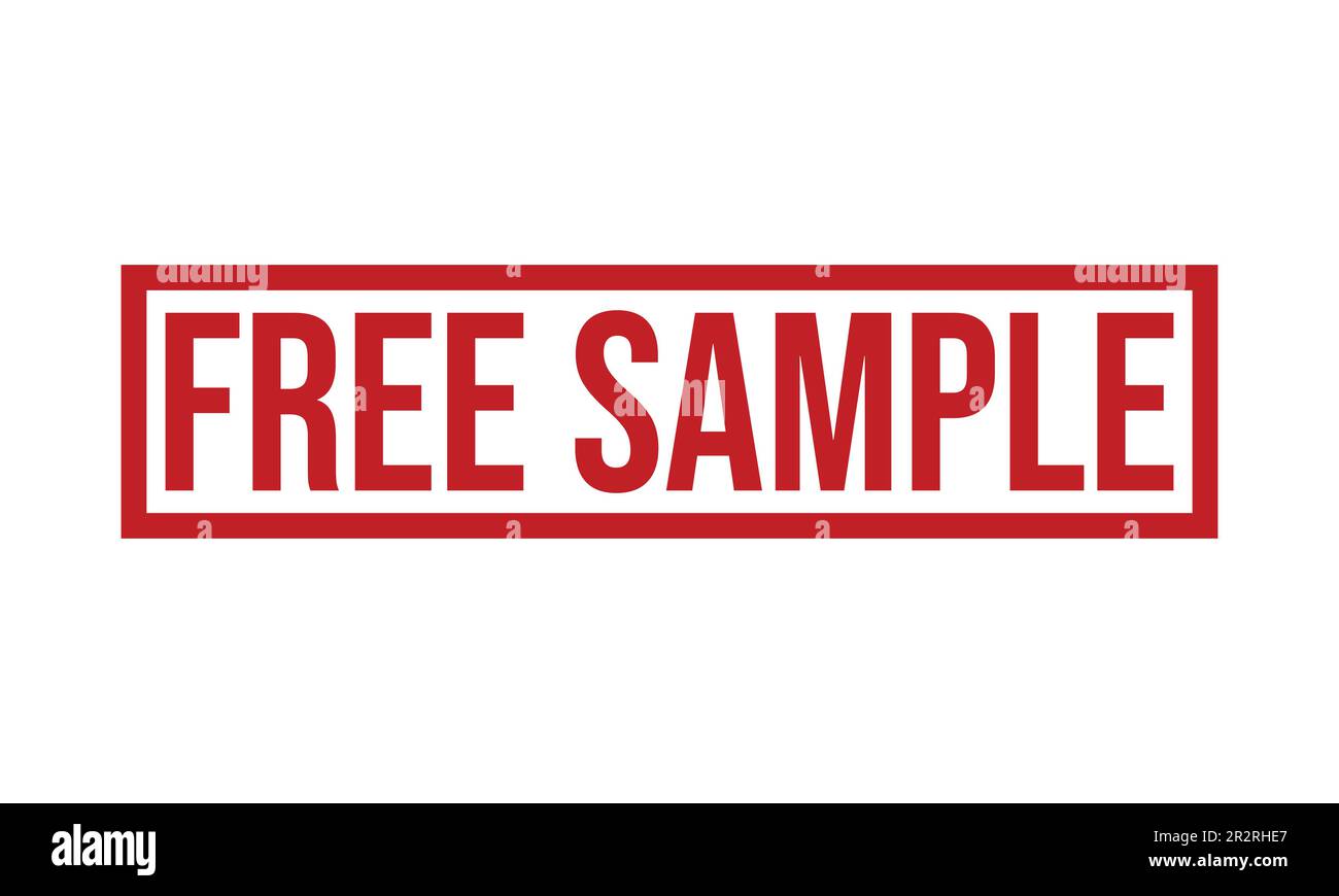 Free sample stamp Stock Vector Images - Alamy