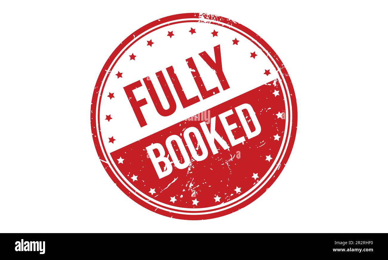 Fully booked rubber stamp hi-res stock photography and images - Alamy