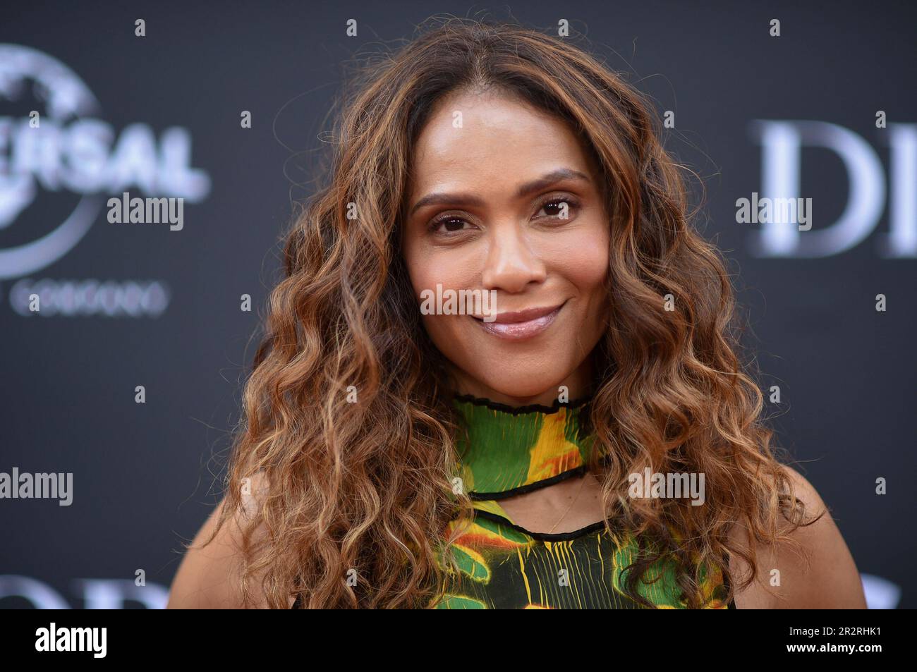 Lesley-Ann Brandt arrives at the Africa Outreach Project Block Party on ...