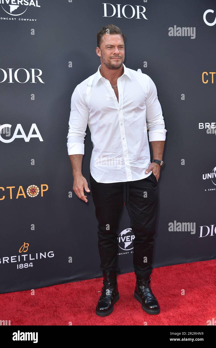 Alan Ritchson arrives at the Africa Outreach Project Block Party on ...