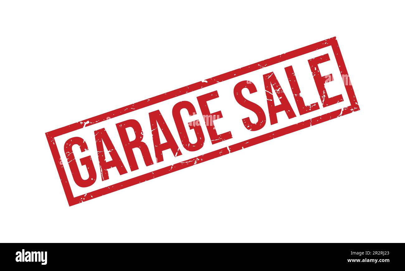 Garage sale stamp hi-res stock photography and images - Alamy
