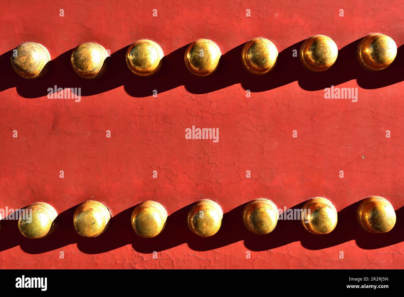 Iconic Chinese Red Gate Stock Photo - Alamy