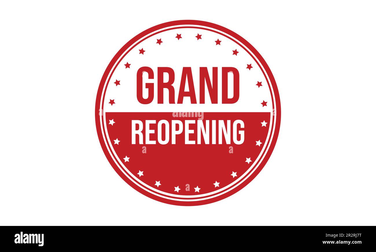 Grand Reopening Rubber Stamp Seal Vector Stock Vector Image & Art - Alamy