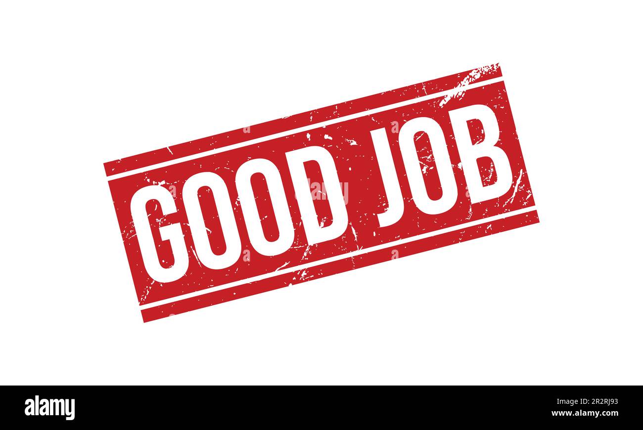 Good job rubber stamp Stock Vector Images - Alamy