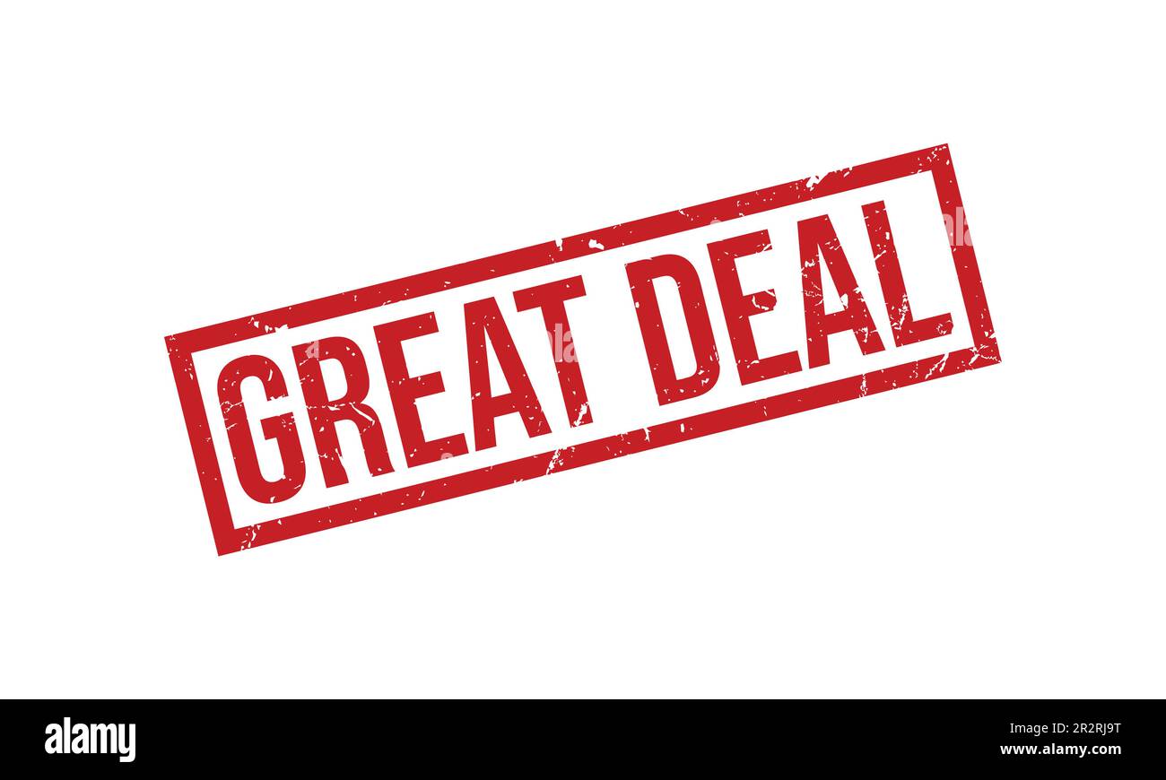 Great Deal Rubber Stamp Seal Vector Stock Vector Image & Art - Alamy