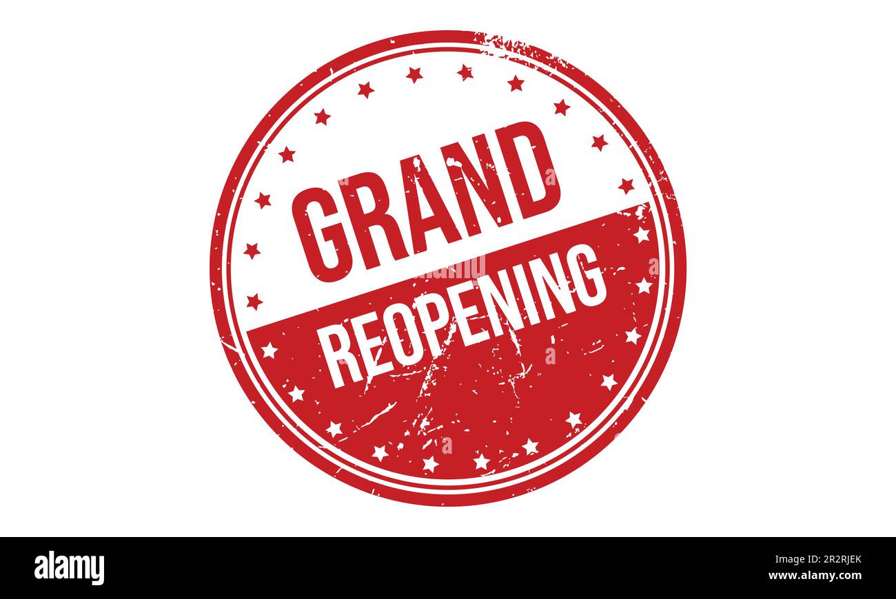 Grand Reopening Rubber Stamp Seal Vector Stock Vector Image & Art - Alamy
