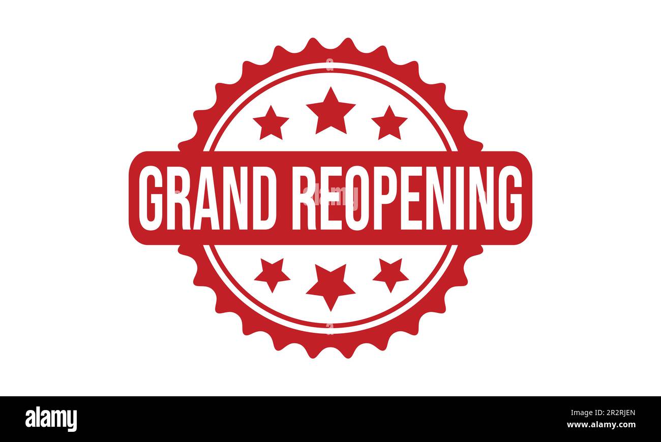 Grand Reopening Rubber Stamp Seal Vector Stock Vector Image & Art - Alamy