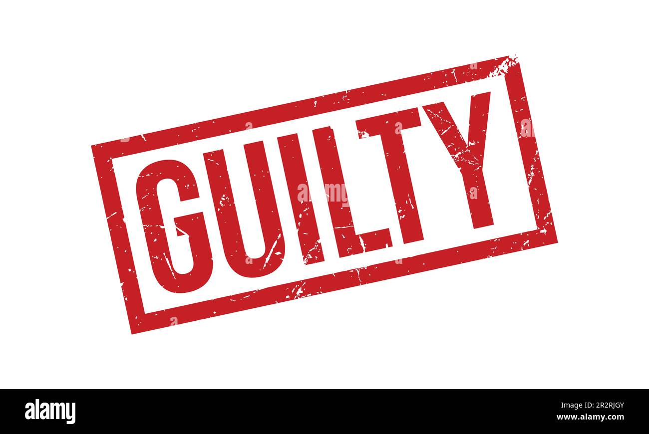 Guilty Rubber Stamp Seal Vector Stock Vector Image & Art - Alamy