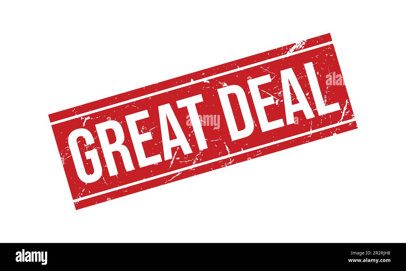 Great Deal Rubber Stamp Seal Vector Stock Vector Image & Art - Alamy