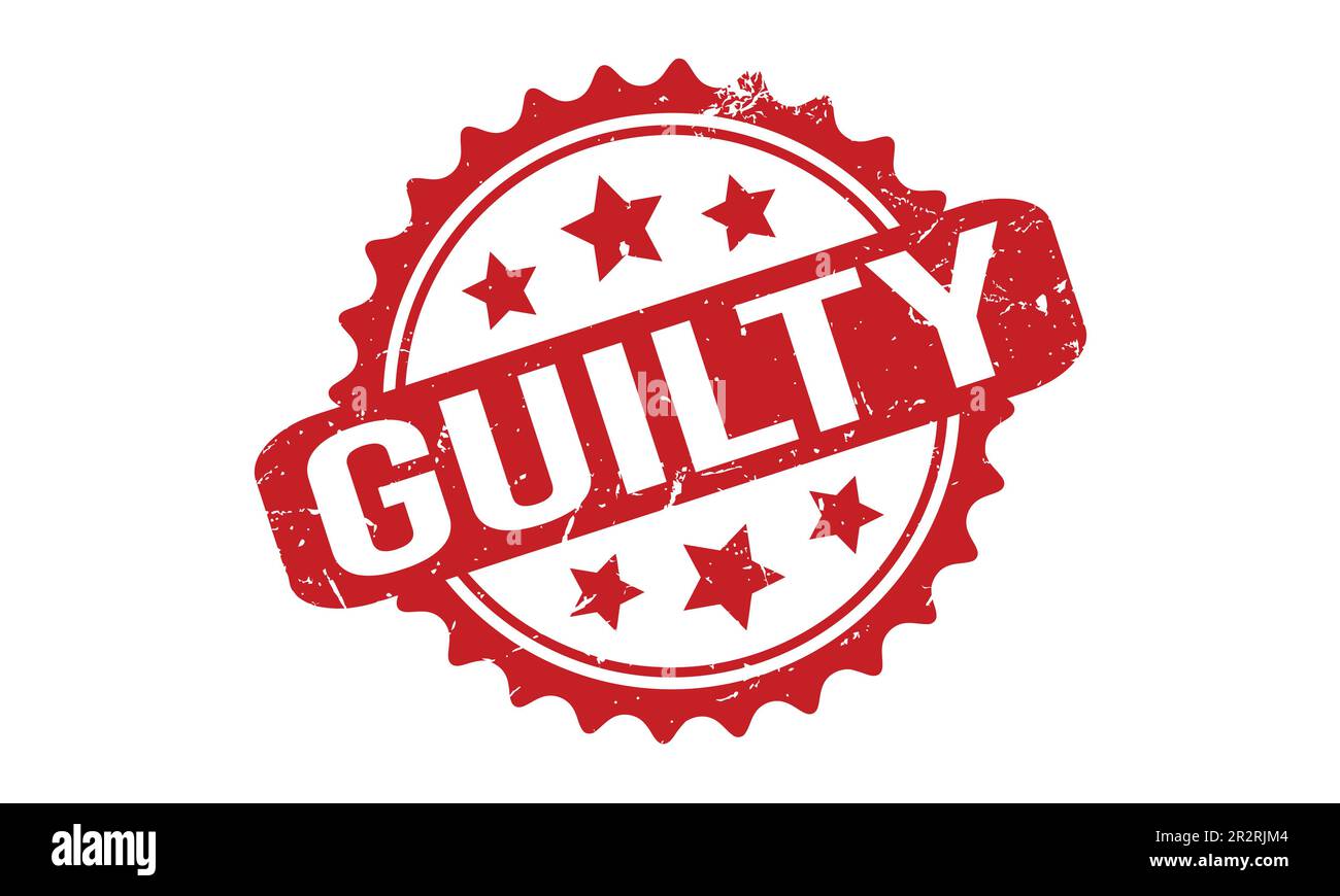 Guilty rubber stamp hi-res stock photography and images - Alamy
